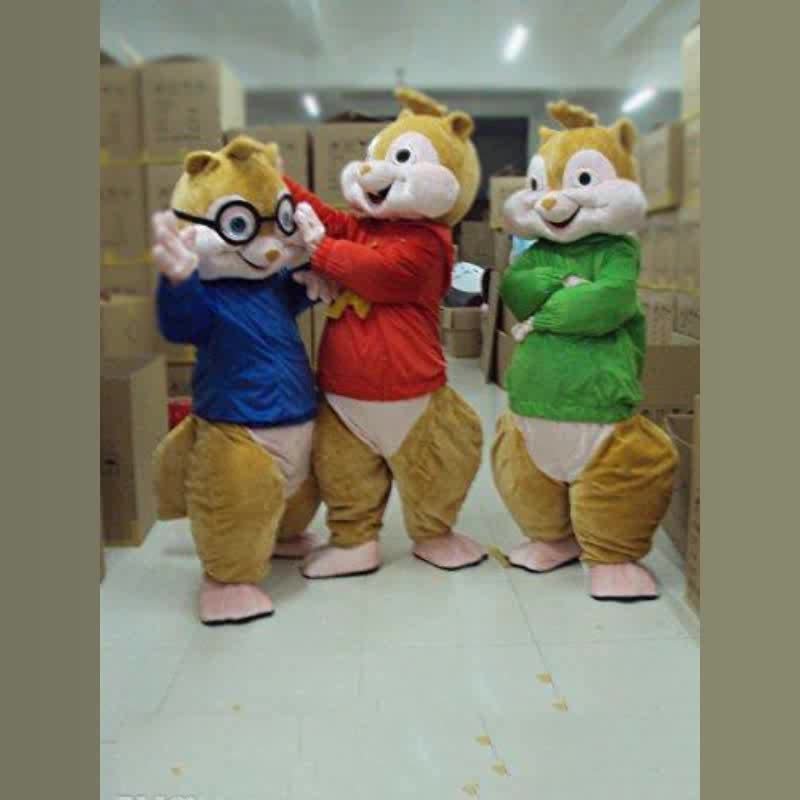 Costumes Sexy D'alvin Et Les Chipmunks Funtoys Plush Alvin Chipmunks